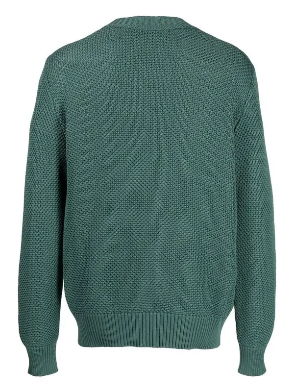 Pringle Of Scotland Round Neck Cotton Jumper - Green