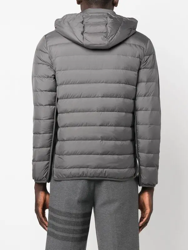 Thom Browne Zip-front Padded Jacket - Grey