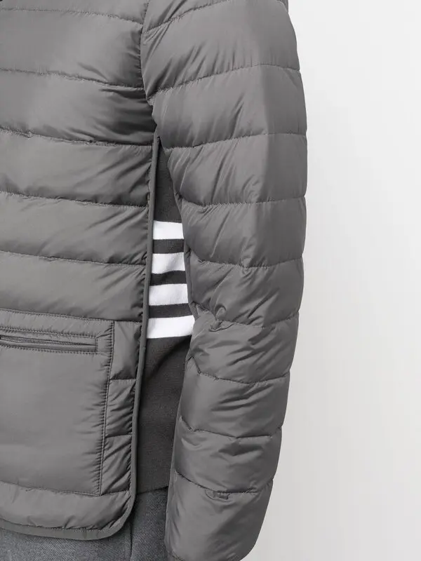 Thom Browne Zip-front Padded Jacket - Grey