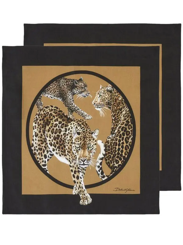 Dolce & Gabbana Animal-print Napkin