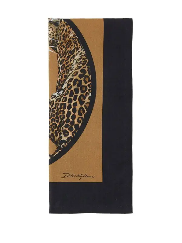 Dolce & Gabbana Animal-print Napkin
