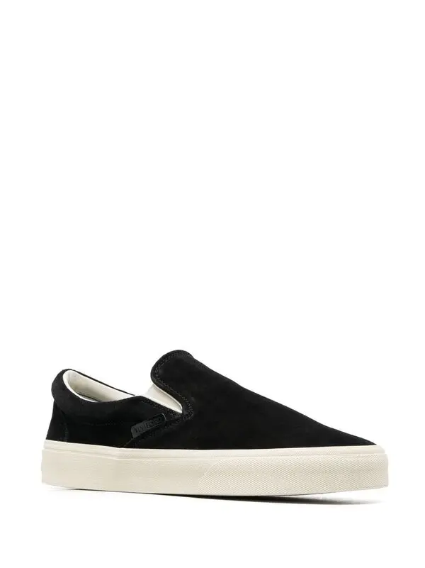 TOM FORD Suede Slip-on Sneakers - Black