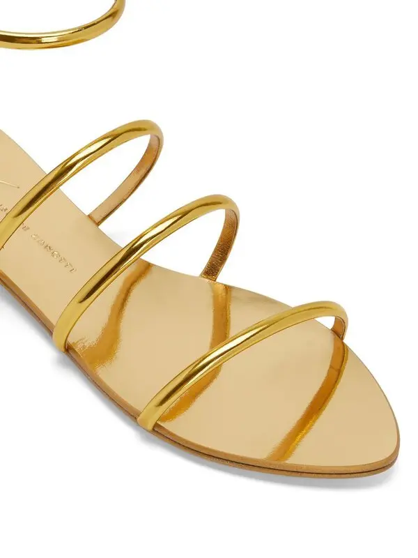 GIUSEPPE ZANOTTI Super Intrigo Gladiator Sandals - Gold