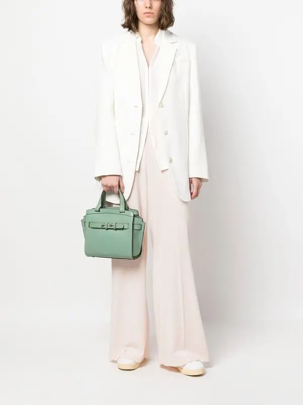 Officine Creative Saddle 009 Leather Tote Bag