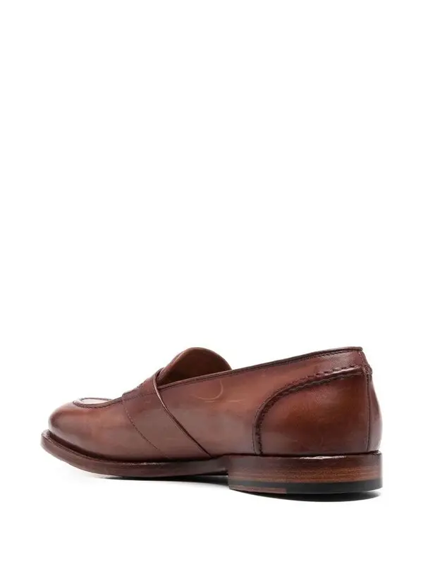 Officine Creative Temple Leather Penny Loafers