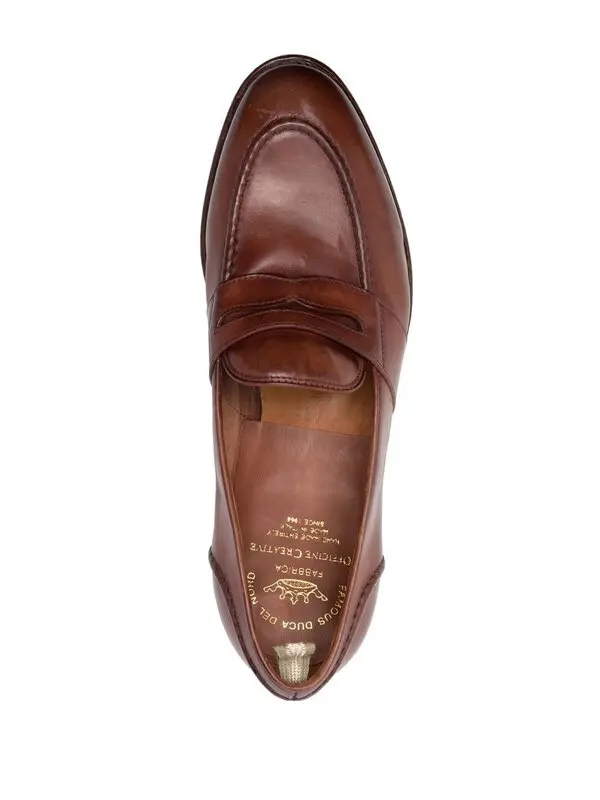 Officine Creative Temple Leather Penny Loafers
