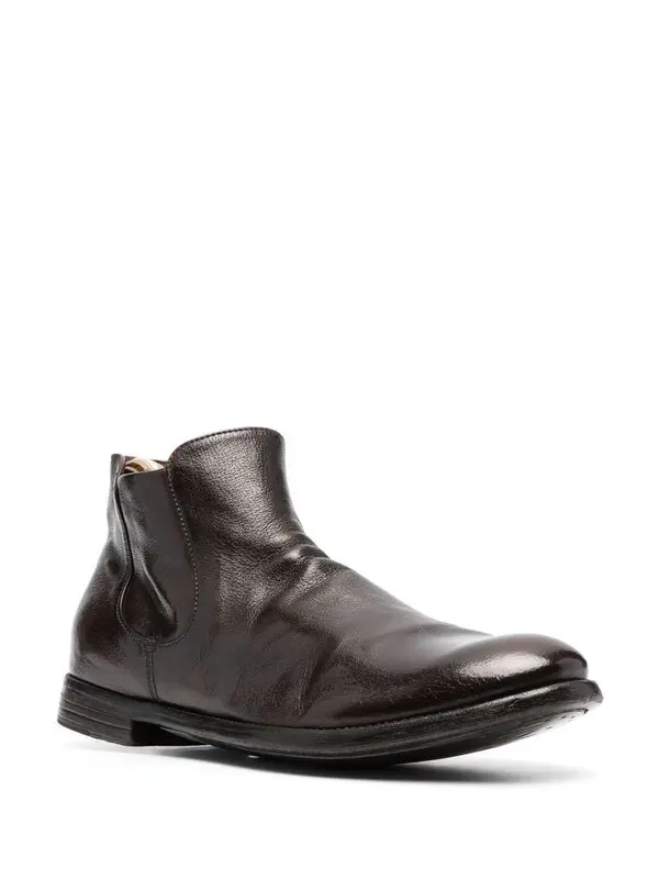 Officine Creative Arc Leather Ankle Boots