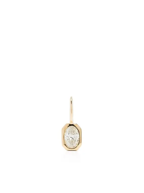 Lizzie Mandler 18kt Yellow Diamond Solitaire Charm - Gold
