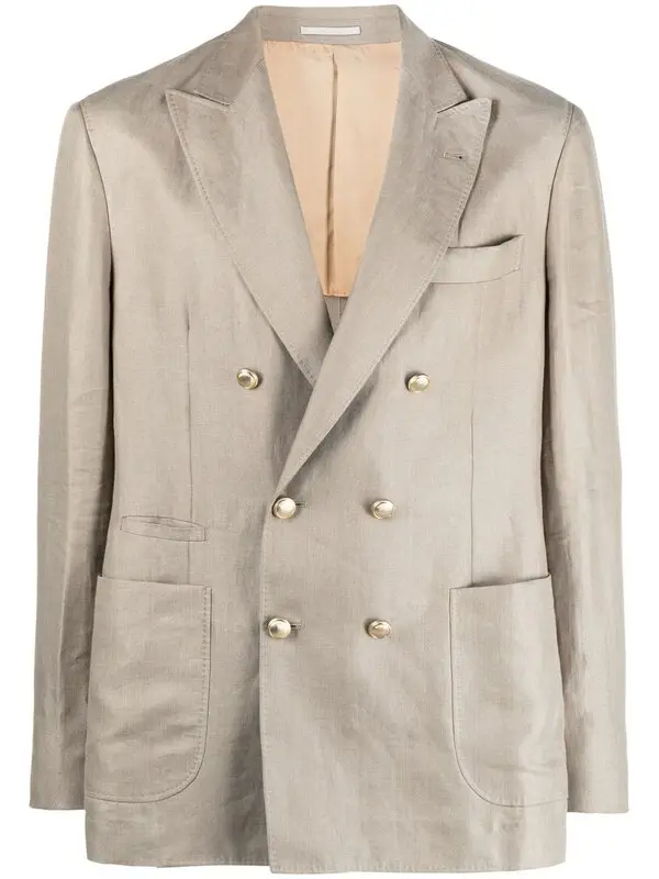 Brunello Cucinelli Double-breasted Tailored Blazer