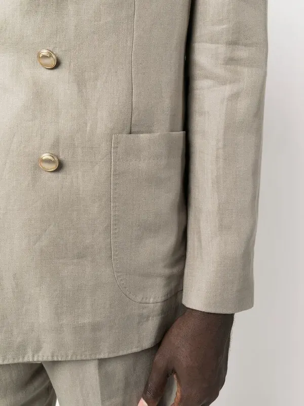 Brunello Cucinelli Double-breasted Tailored Blazer