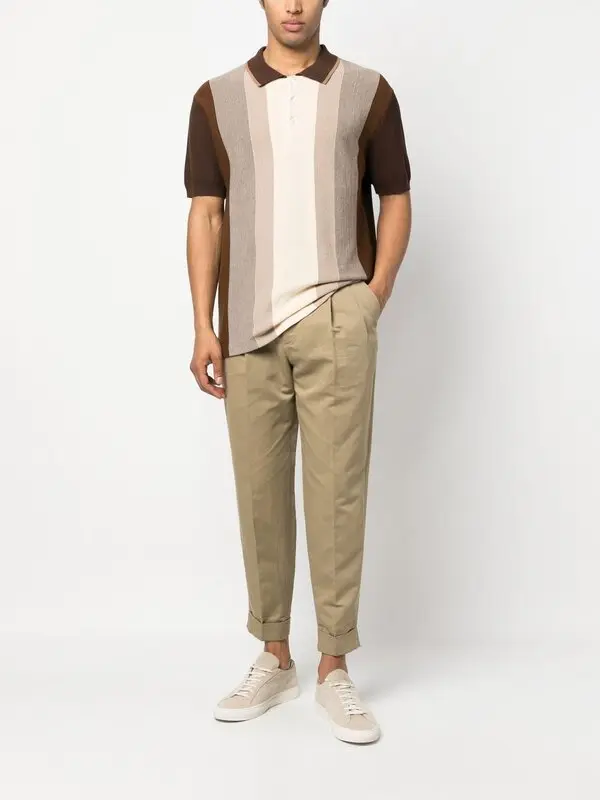PT TORINO Pleat-detail Chino Trousers