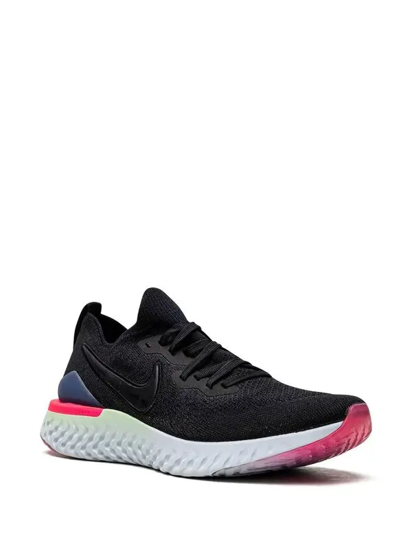 Nike Epic React Flyknit 2 Sneakers - Black
