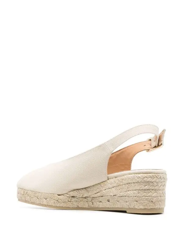 CastaÑer Peep-toe Espadrille Wedges 55mm