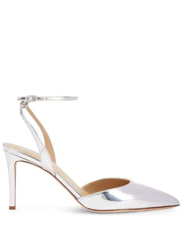 GIUSEPPE ZANOTTI Shayoran Pointed-toe Pumps - Silver