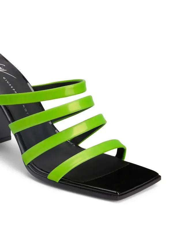 GIUSEPPE ZANOTTI 85mm Block-heel Strappy Sandals