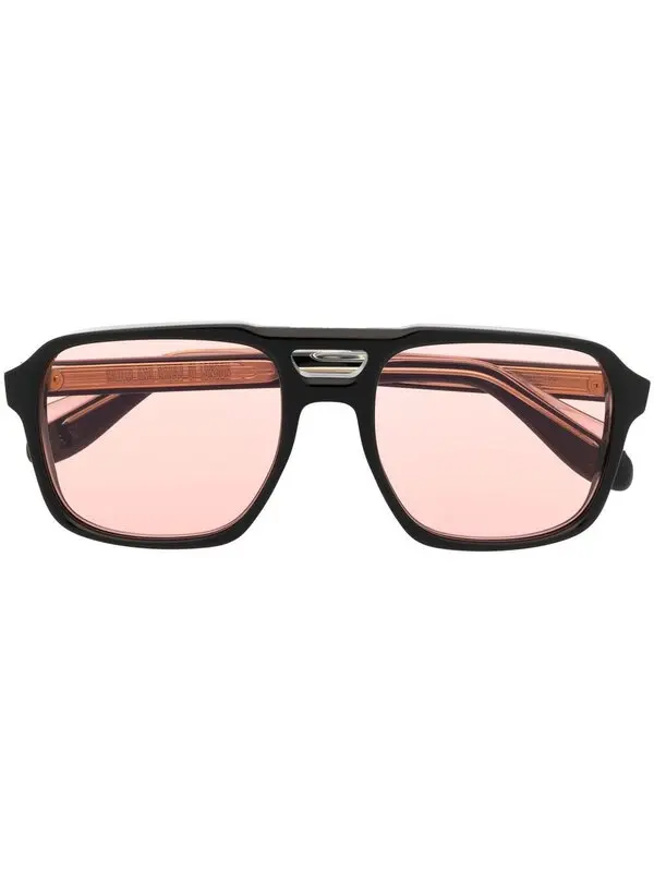 CUTLER & GROSS Double-bridge Pilot-frame Sunglasses