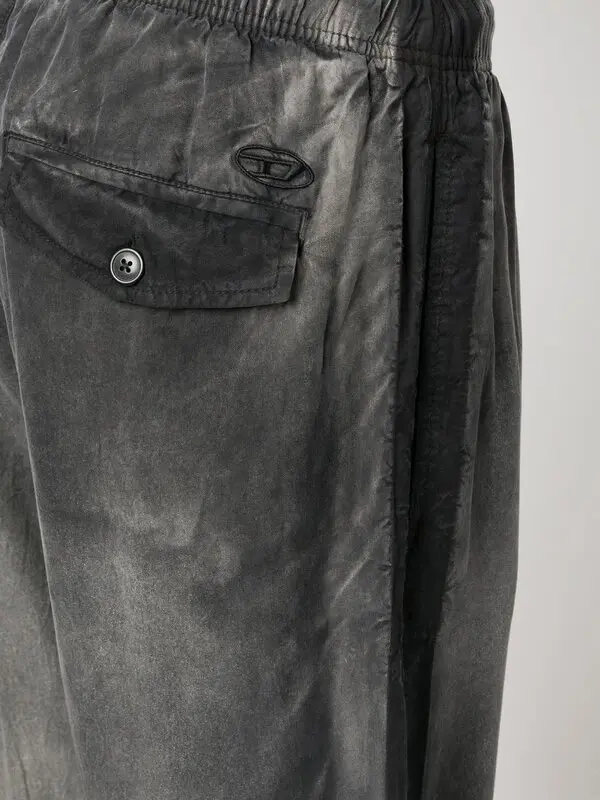 DIESEL® Embroidered-logo Regular Trousers