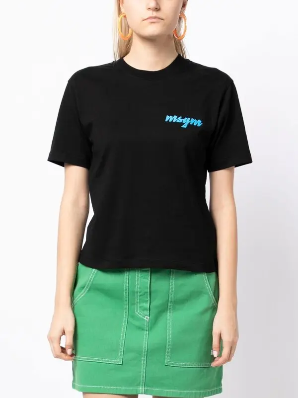 MSGM Logo-print Short-sleeve T-shirt
