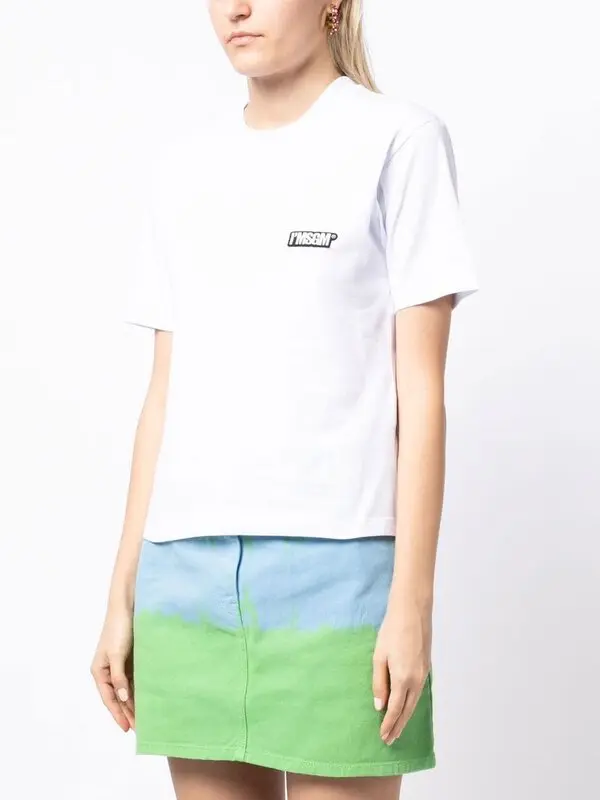 MSGM Logo-patch T-shirt - White