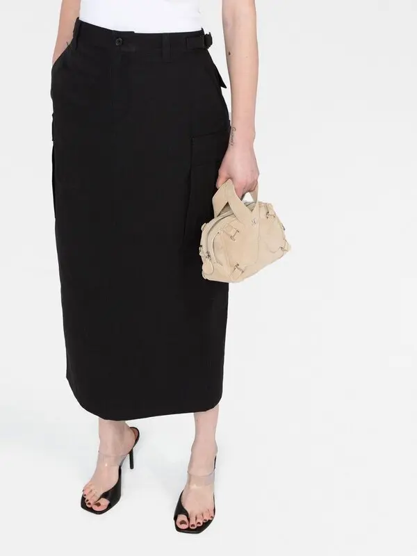 Wardrobe.NYC Striped Midi Skirt