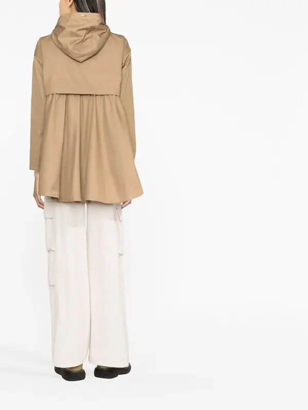 Herno Reversible Zip-up Hooded Jacket - Neutrals