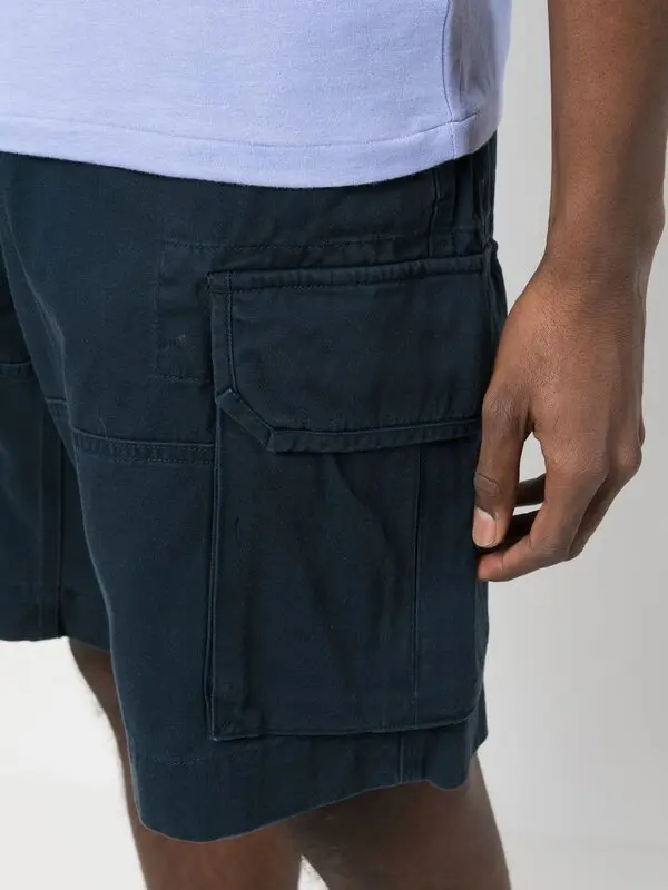 Polo Ralph Lauren Logo-patch Cotton Cargo Shorts - Blue
