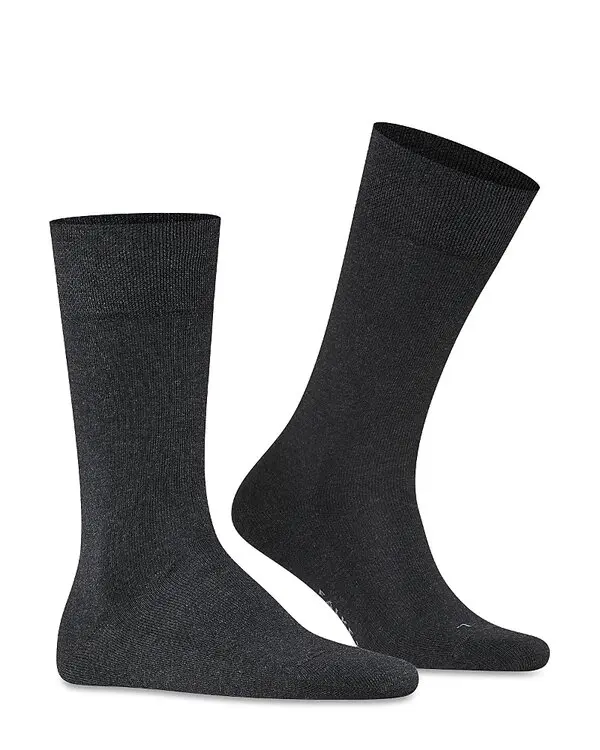 Falke Sensitive London Cotton-blend Socks - Anthra Melange