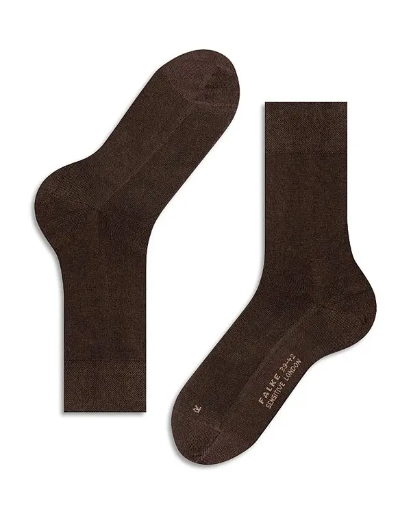 Falke Sensitive London Cotton-blend Socks - Brown