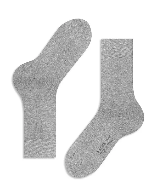 Falke Sensitive London Cotton-blend Socks - Light Gray