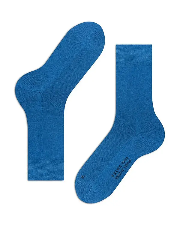 Falke Sensitive London Cotton-blend Socks - Sapphire