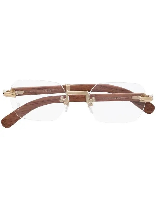 CARTIER Frameless Eyeglasses - Brown