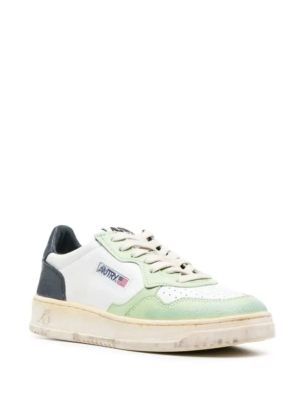 AUTRY Medalist Color-block Sneakers - White
