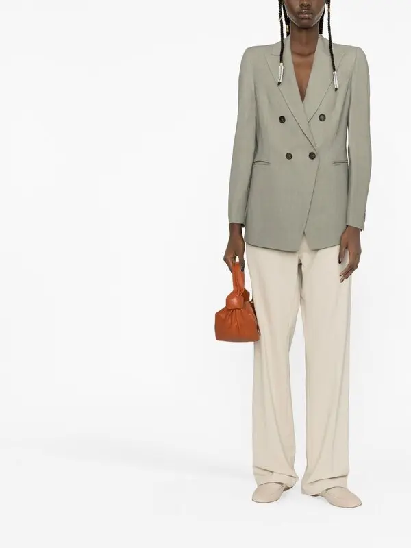 Brunello Cucinelli Double-breasted Tailored Blazer - Green
