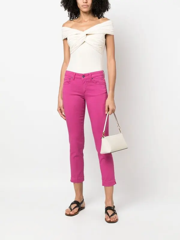 DONDUP Rose Low-rise Cropped Jeans - Pink