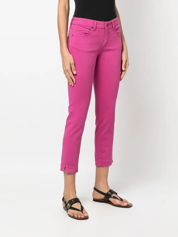 DONDUP Rose Low-rise Cropped Jeans - Pink