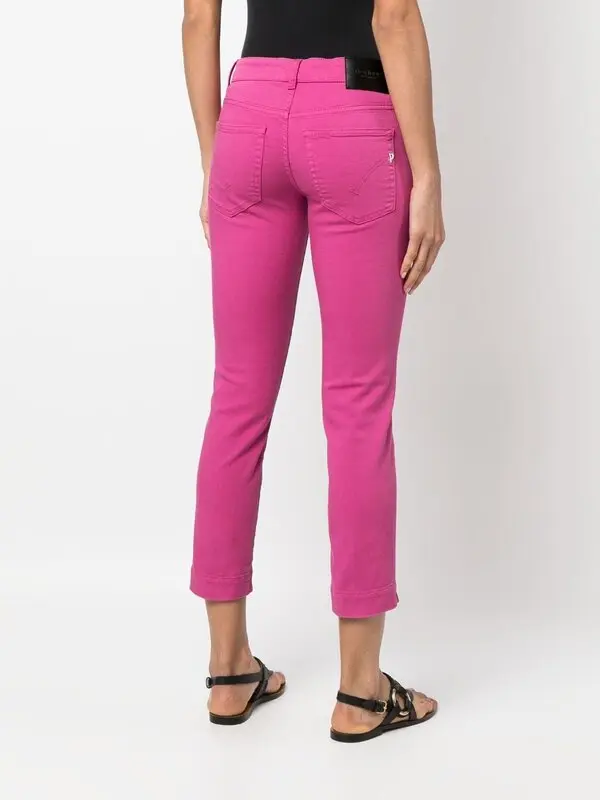 DONDUP Rose Low-rise Cropped Jeans - Pink