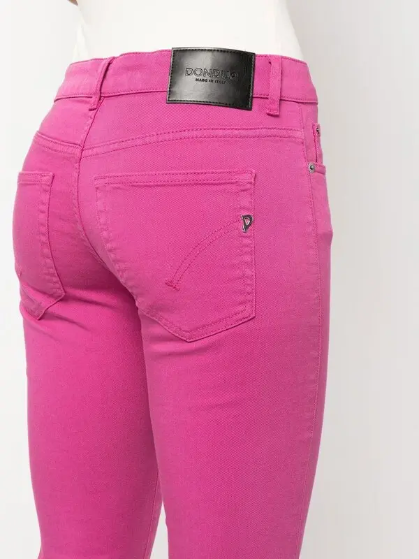 DONDUP Rose Low-rise Cropped Jeans - Pink