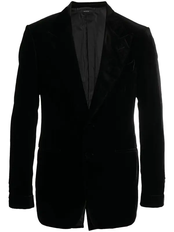 TOM FORD Single-breasted Velvet Blazer
