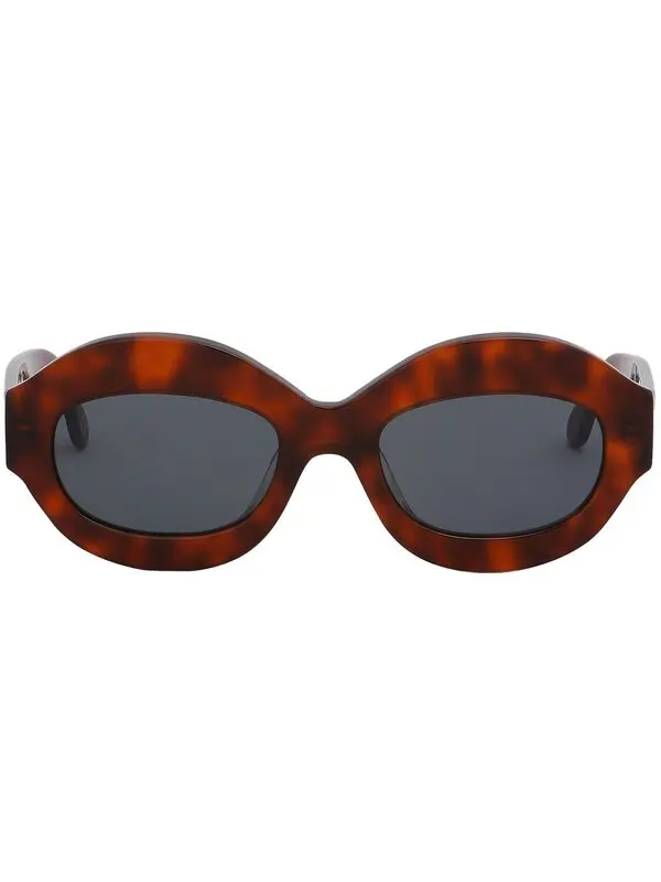 Marni Round-frame Sunglasses - Brown