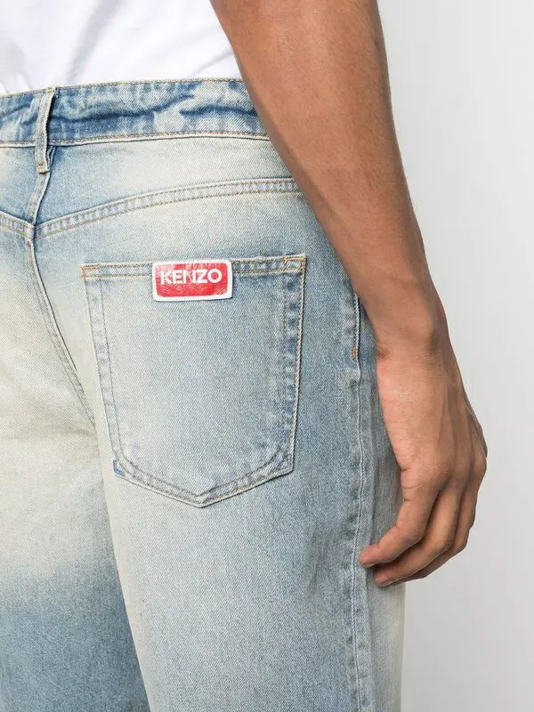 Kenzo Knee-length Denim Shorts