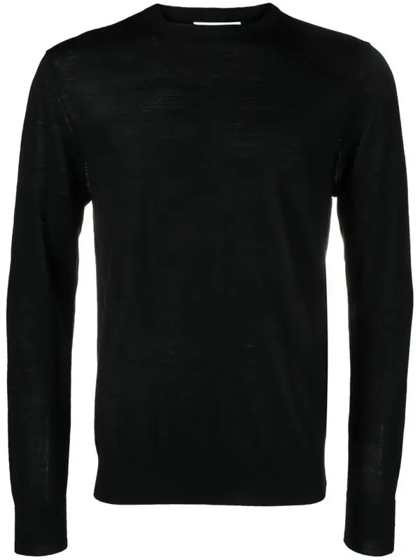 BALLANTYNE Crew-neck Wool Jumper - Black