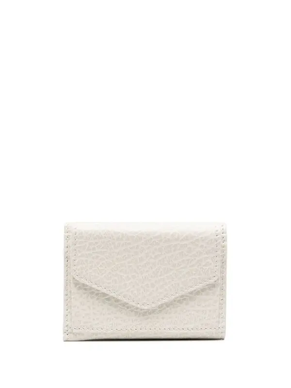 MAISON MARGIELA Four-stitch Leather Bi-fold Wallet - Neutrals