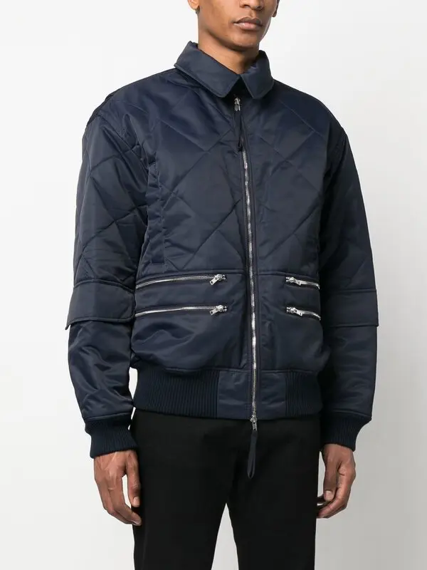 Helmut Lang Diamond-quilted Jacket
