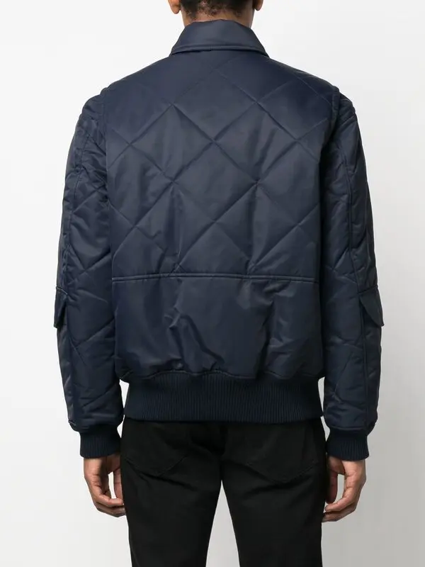 Helmut Lang Diamond-quilted Jacket