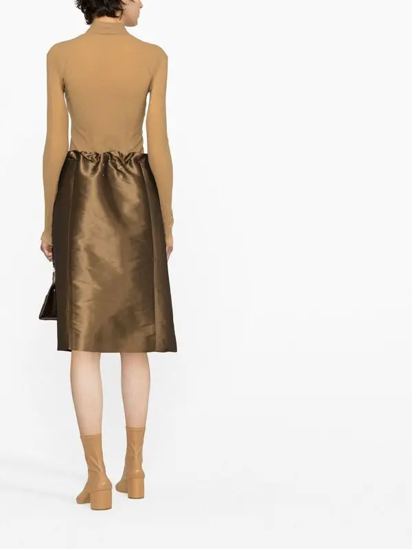 MAISON MARGIELA Moiré-effect A-line Skirt