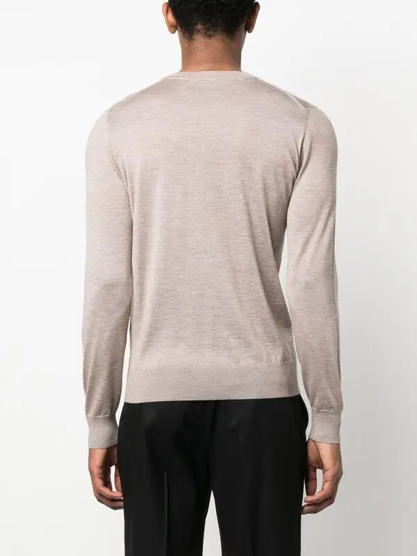 Brioni Crew-neck Cashmere-silk Jumper