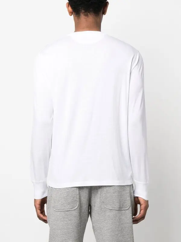 TOM FORD Round-neck Long-sleeve T-shirt - White