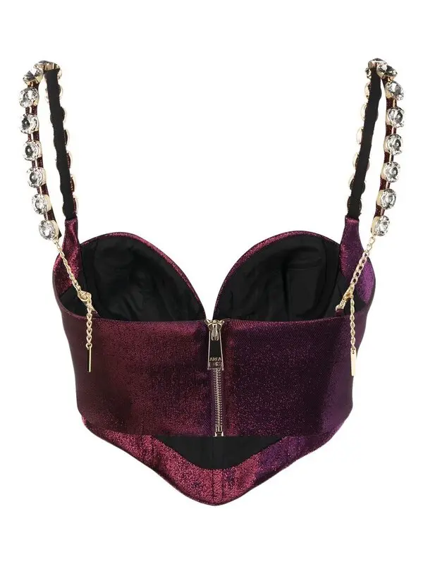 AREA Mussel Cup Bustier Top