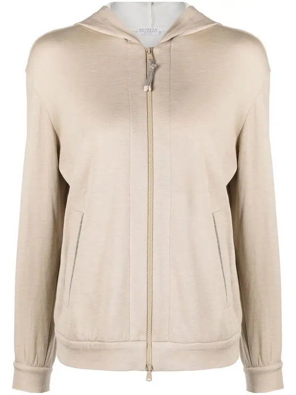Brunello Cucinelli Two-pocket Zip-up Hoodie