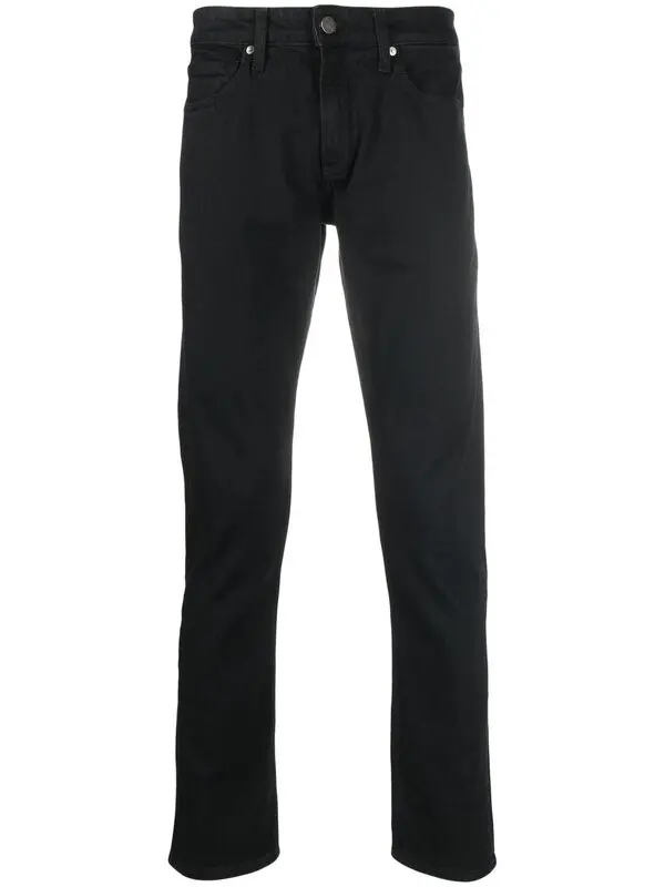 Calvin Klein Slim-fit Mid-rise Jeans - Black
